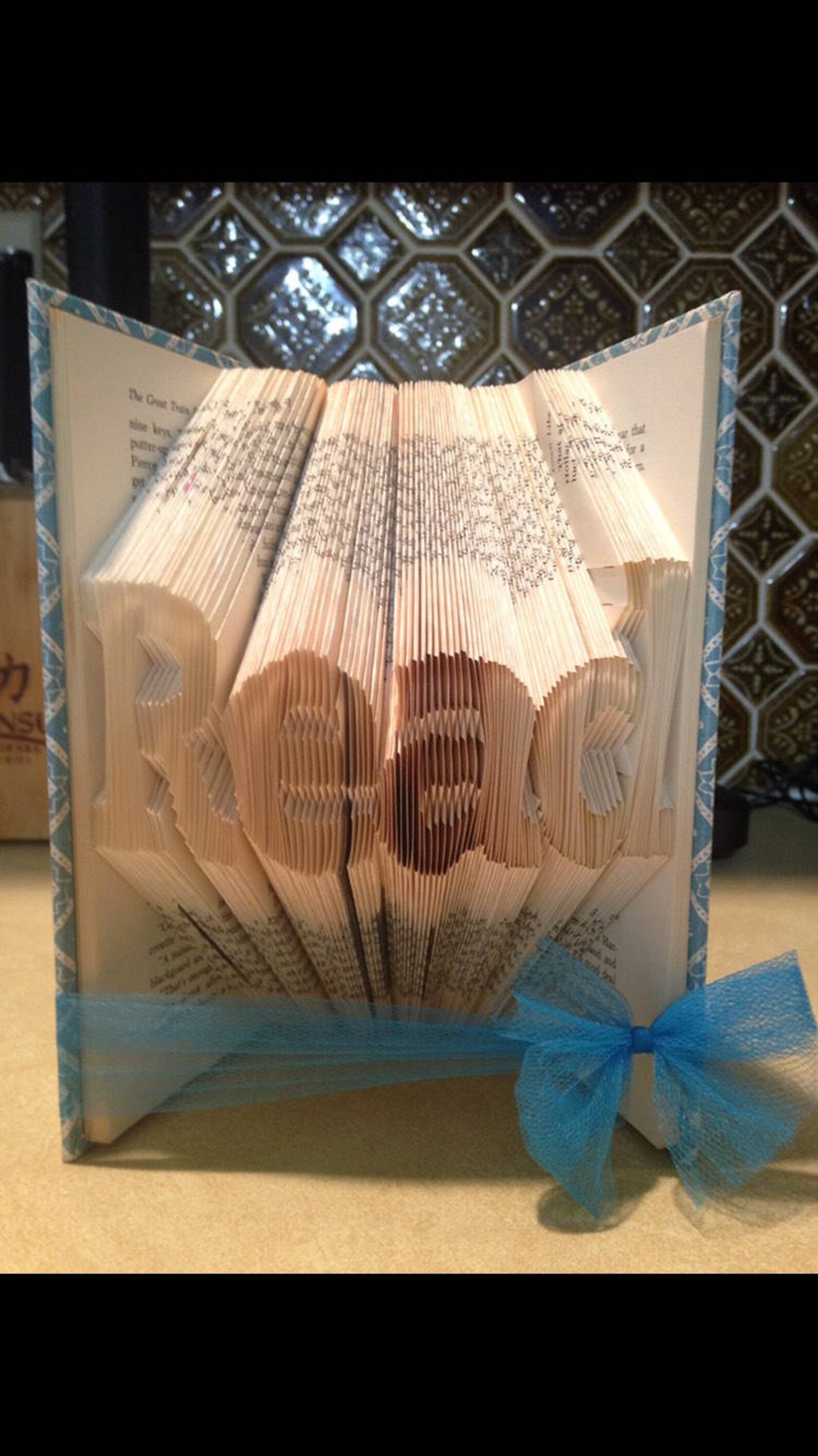 Read Folded Book Graduation Literature Librarian English | Etsy