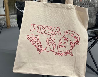 Pizza Forever Tote Bag Pizza Tote Bag Foodie Gifts Foodie - Etsy