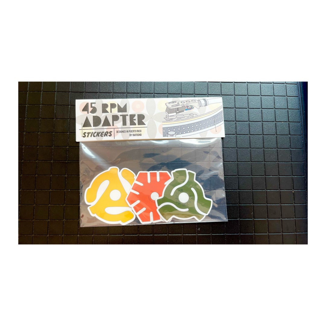 45 RPM Adapter Sticker Pack [V.1] - Etsy
