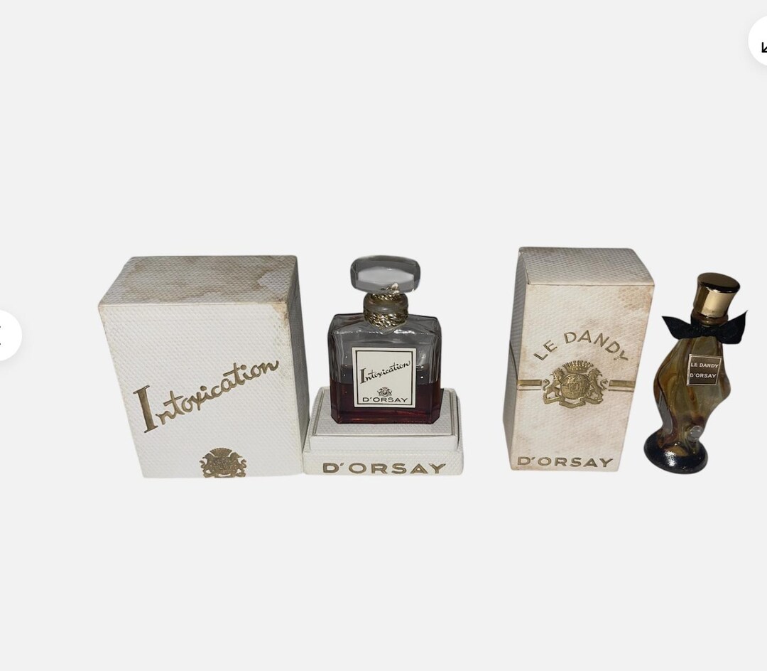 Vintage Perfume Lot of 2 D'orsay Intoxication Le Dandy Collectible W ...