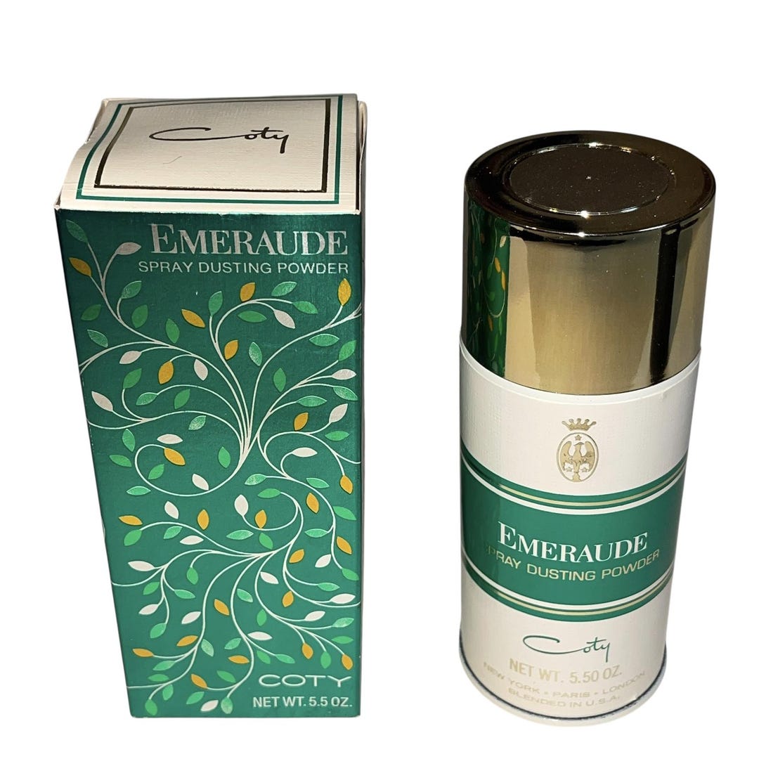 Emeraude Cody Vintage Perfumed Spray Dusting Powder 5.50 Ounces New in ...