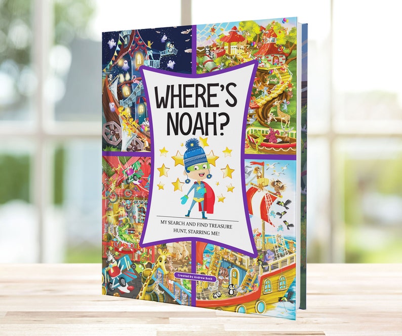Personalised Kid's Search and Find Book: 'where Are You?' Adventure - Etsy