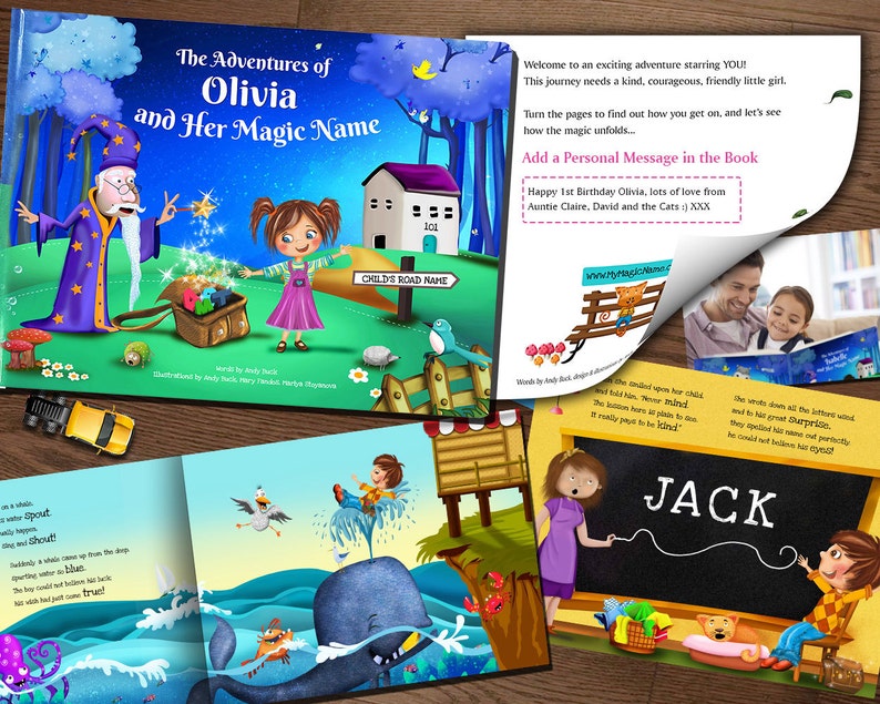 Children's Book with Personalisation Gift for Kids. | Etsy