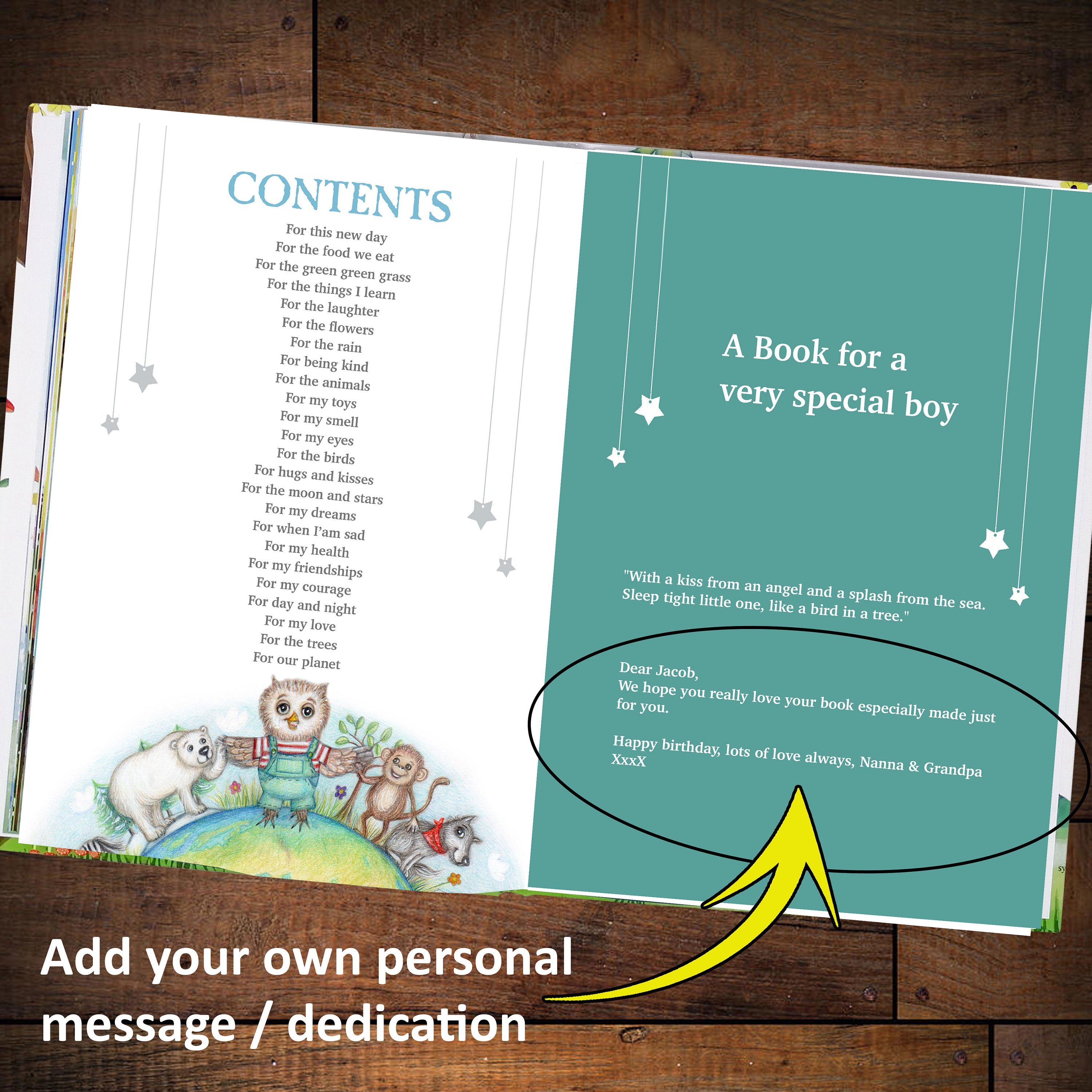 Prayer and Blessing Book Personalised for Children God Bless - Etsy