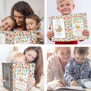 Personalised Happy Birthday Gift Book for Children Aged 1-8. Give Your ...