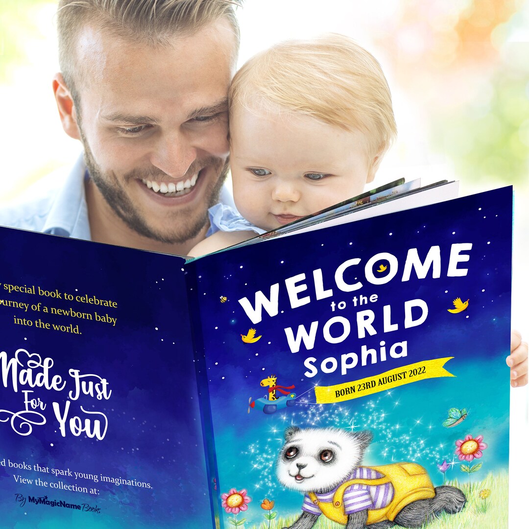 Personalized Baby Story Book For New Parents Welcome To The Etsy