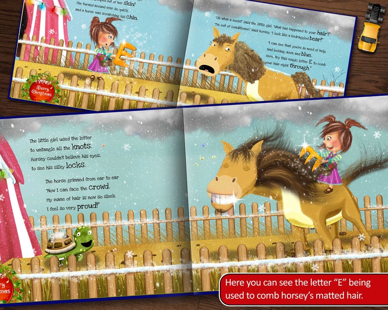 Christmas gift for Kids A Personalized Christmas Story Book | Etsy