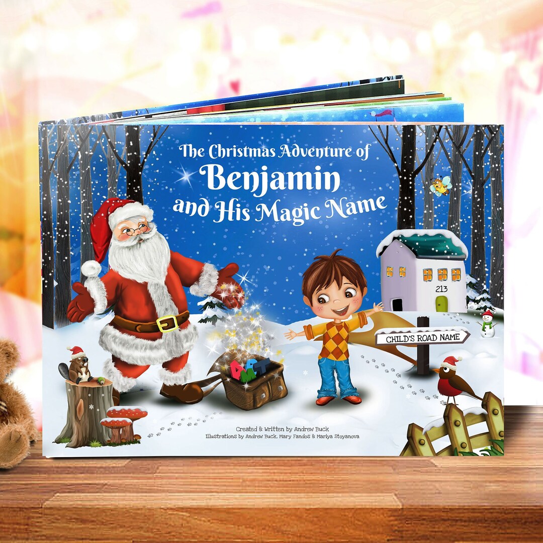A Clever Christmas Book for Kids A Magic Personalised Christmas Story ...