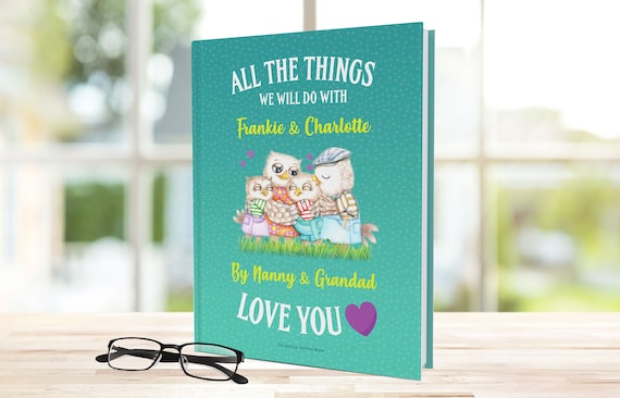 Personalized Book for Grandchildren From Grandparents. All the - Etsy UK