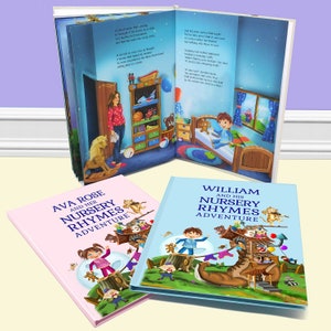 My Nursery Rhymes and Personalized Poems Book for Children Aged 0-4 ...