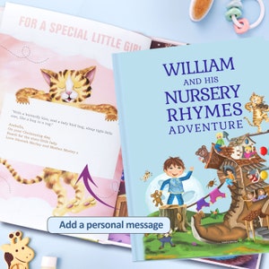Personalised Book of Nursery Rhymes & Poems for Newborns and Toddlers ...