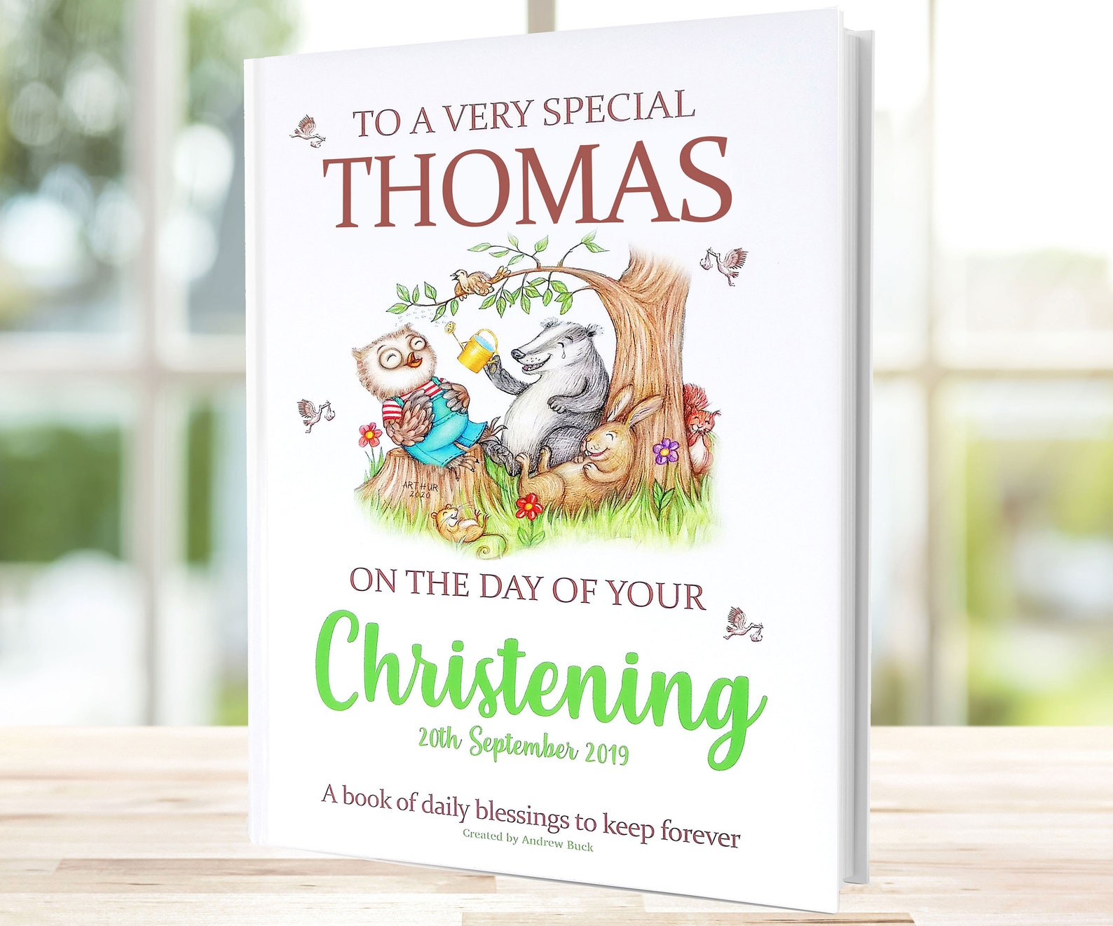 Personalised Christening Gift Book for Baby. A Very Special - Etsy