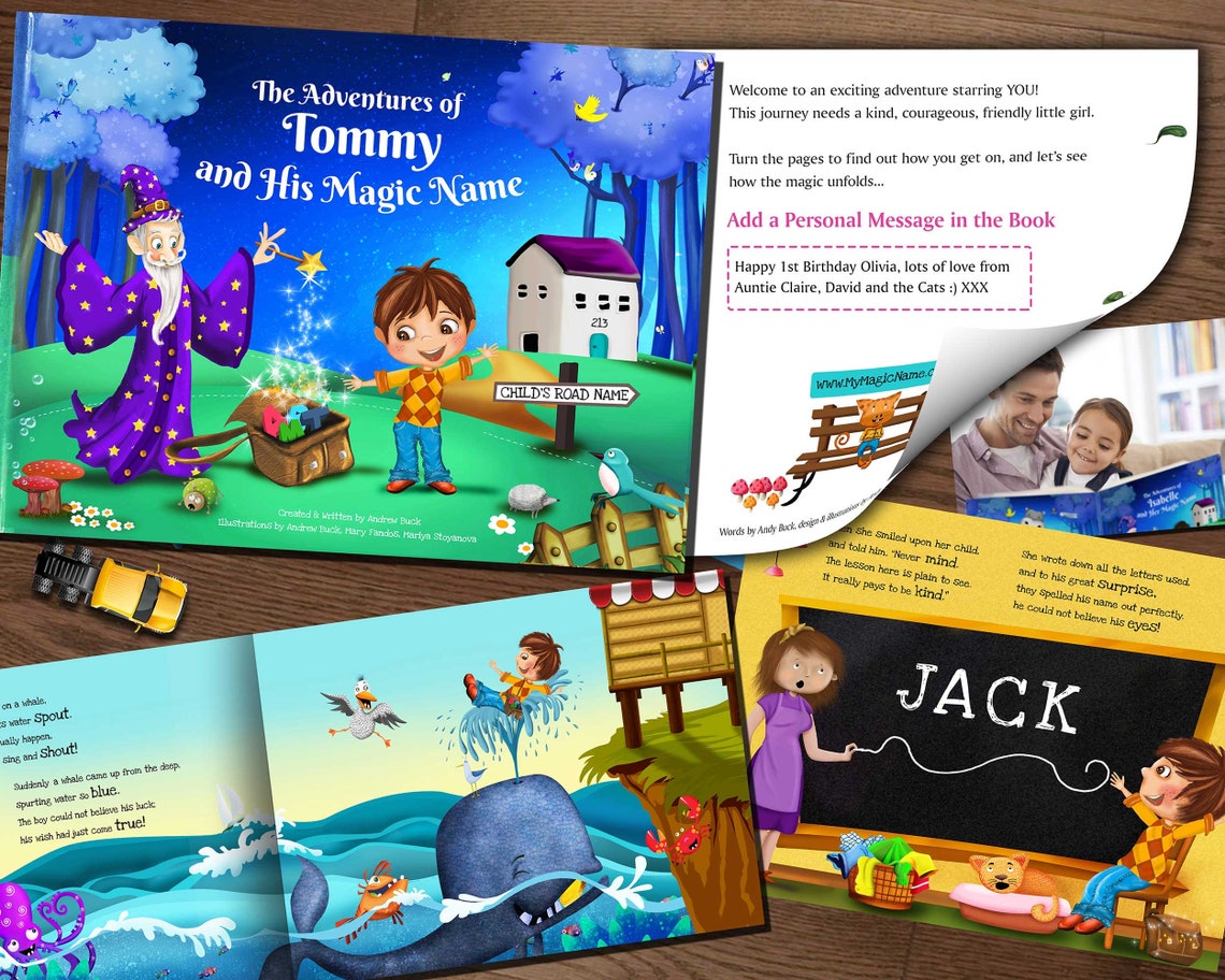 Personalised Story Book for Children: Keepsake Gift - Etsy
