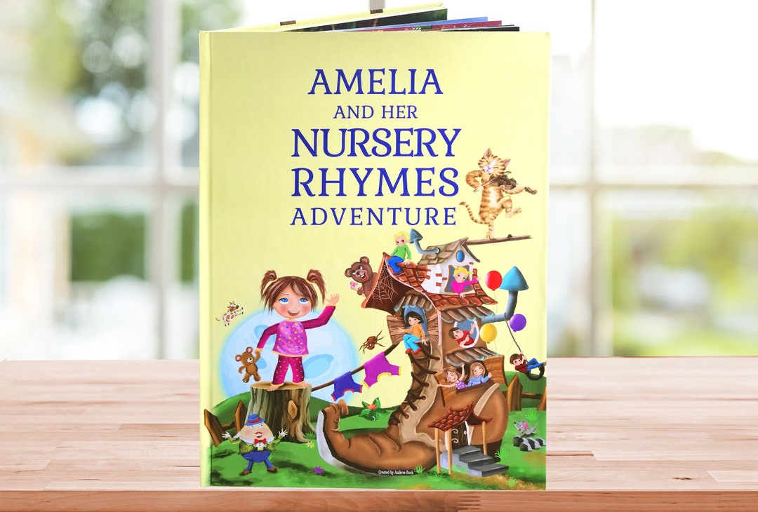 Keepsake Nursery Rhymes Book Personalized for Baby and Toddlers ...