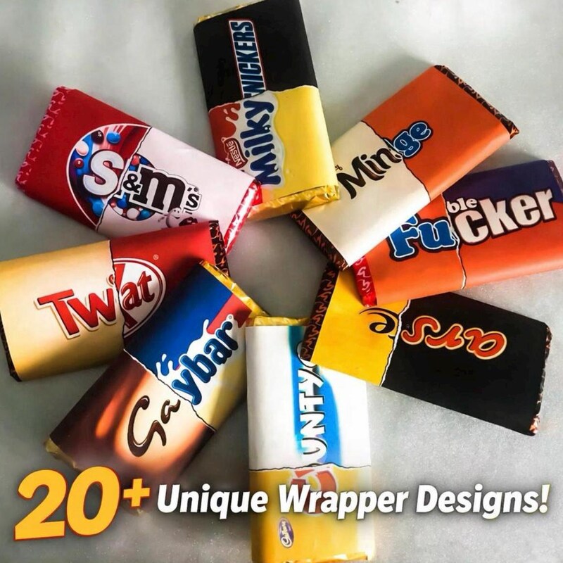 Rude Offensive Chocolate - Etsy UK