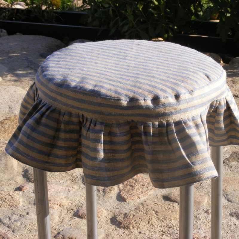Stool Ruffle Cushions - Etsy