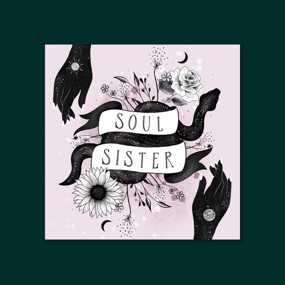 Soul Sister Card. Soul Sister Birthday Card. Soul Sister - Etsy UK