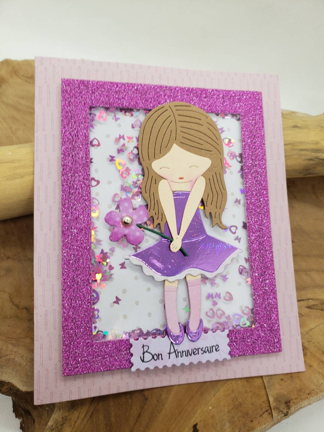 Little Girl Birthday Card. Birthday Card. Daughter Card. - Etsy