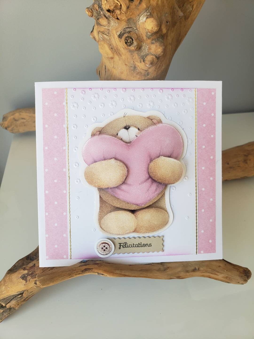 Birth Card. Girl Birth Card. Birth Announcement. - Etsy