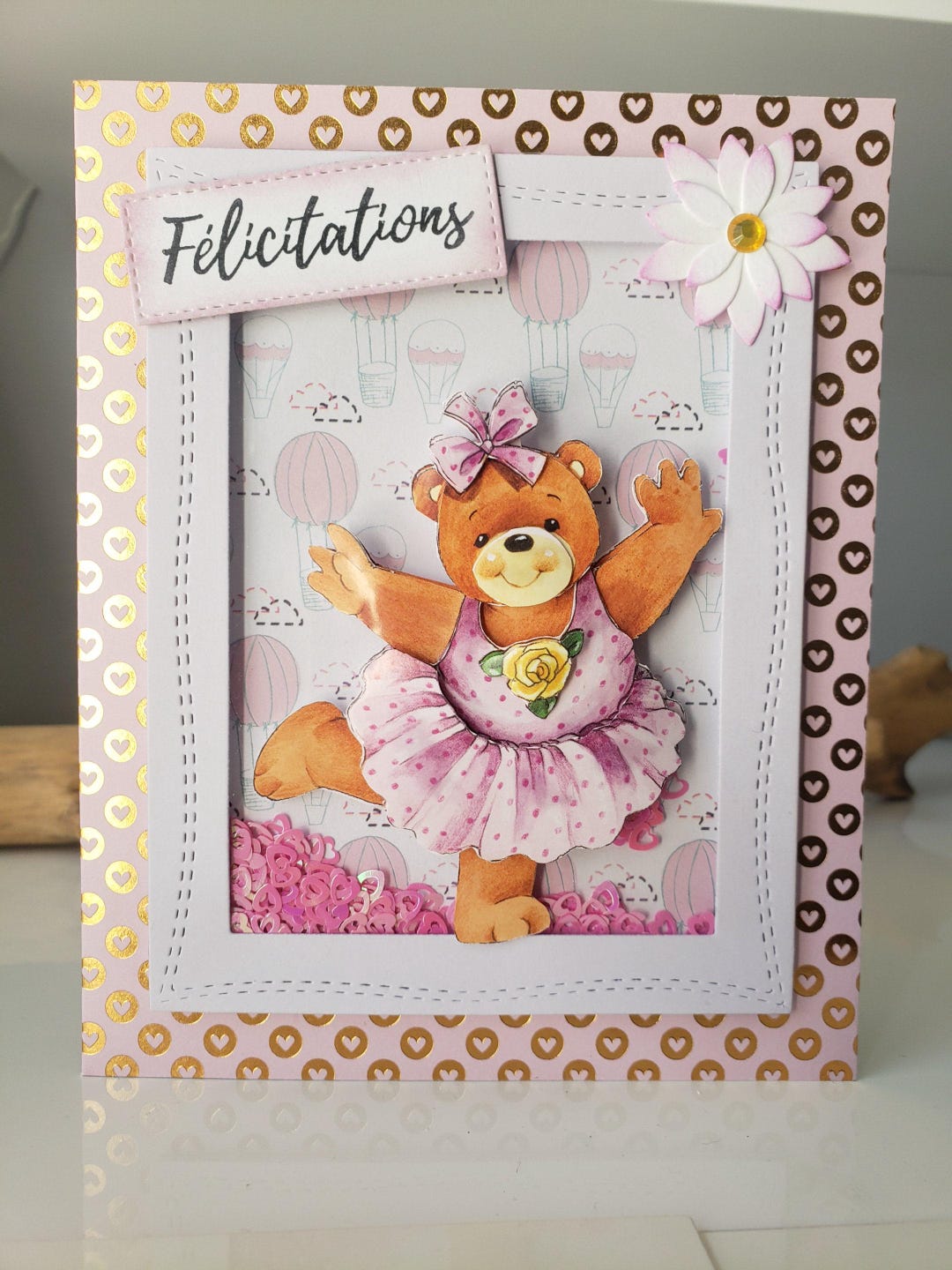 Birth Card for a Girl. Birth Card. Birth. Teddy Bear. Birth of a Girl ...