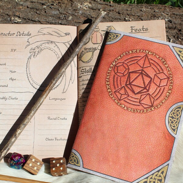Dnd Character Journal - Etsy