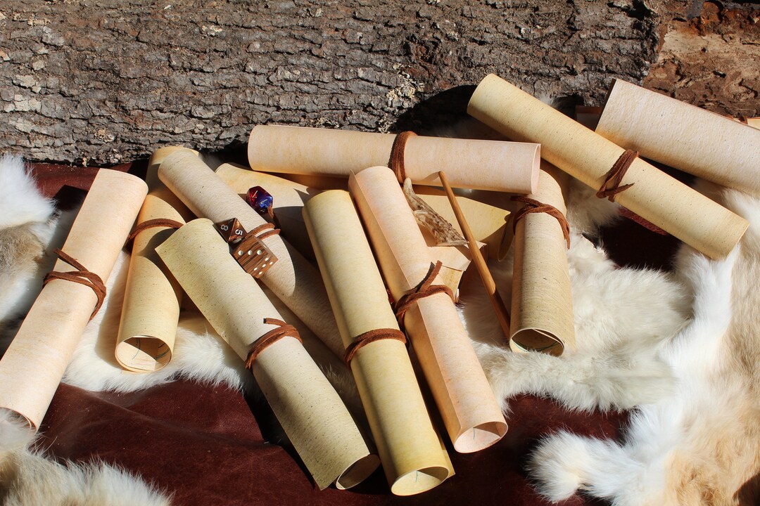 Scribe's Scroll, 8.5x22" - Etsy