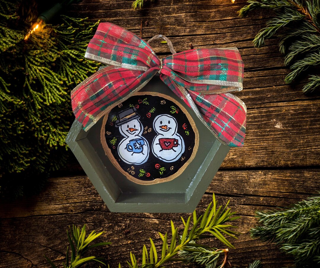 Winter Shadow Boxes - Snowpeople - Etsy