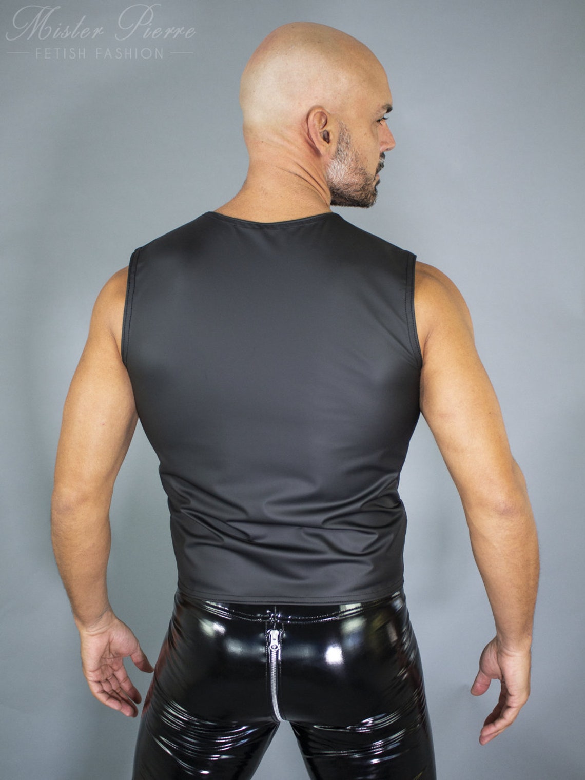 Custom Mens Vest Fetish Latex PVC BDSM | Etsy