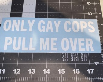 Only Gay Cops Sticker - Etsy