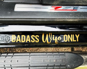 Badass Car Decal - Etsy