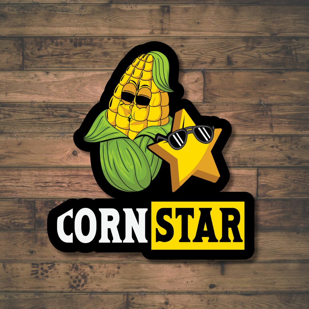 Corn Star, Decal for Car, Truck, SUV, Window, Water Bottle, Tumbler ...