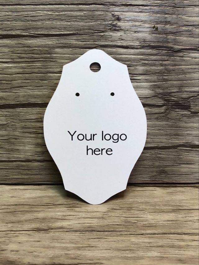 Custom Earrings Tags Custom Jewellery Tags - Etsy UK