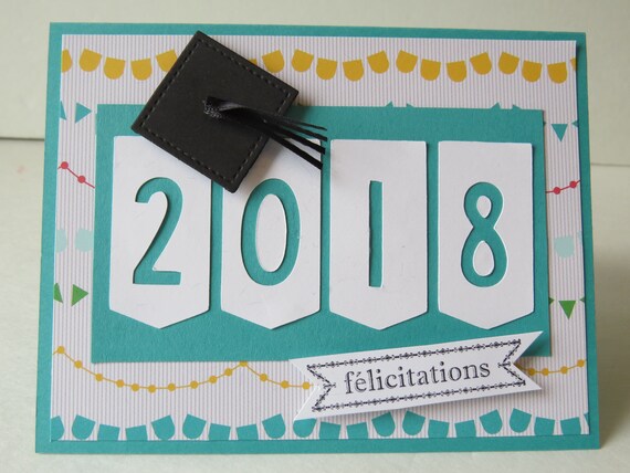 Articles similaires à Carte de graduation, carte félicitations ...