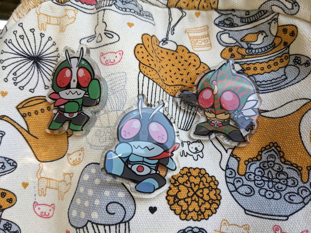 Showa Kamen Rider Acrylic Pins 2" - Etsy