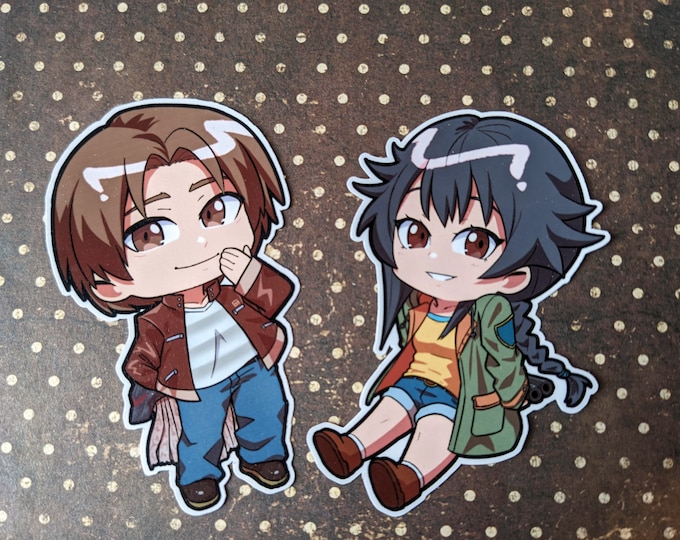 Raging Loop Chiemi Serizawa and Haruaki Fusaishi Chibi Stickers - Etsy