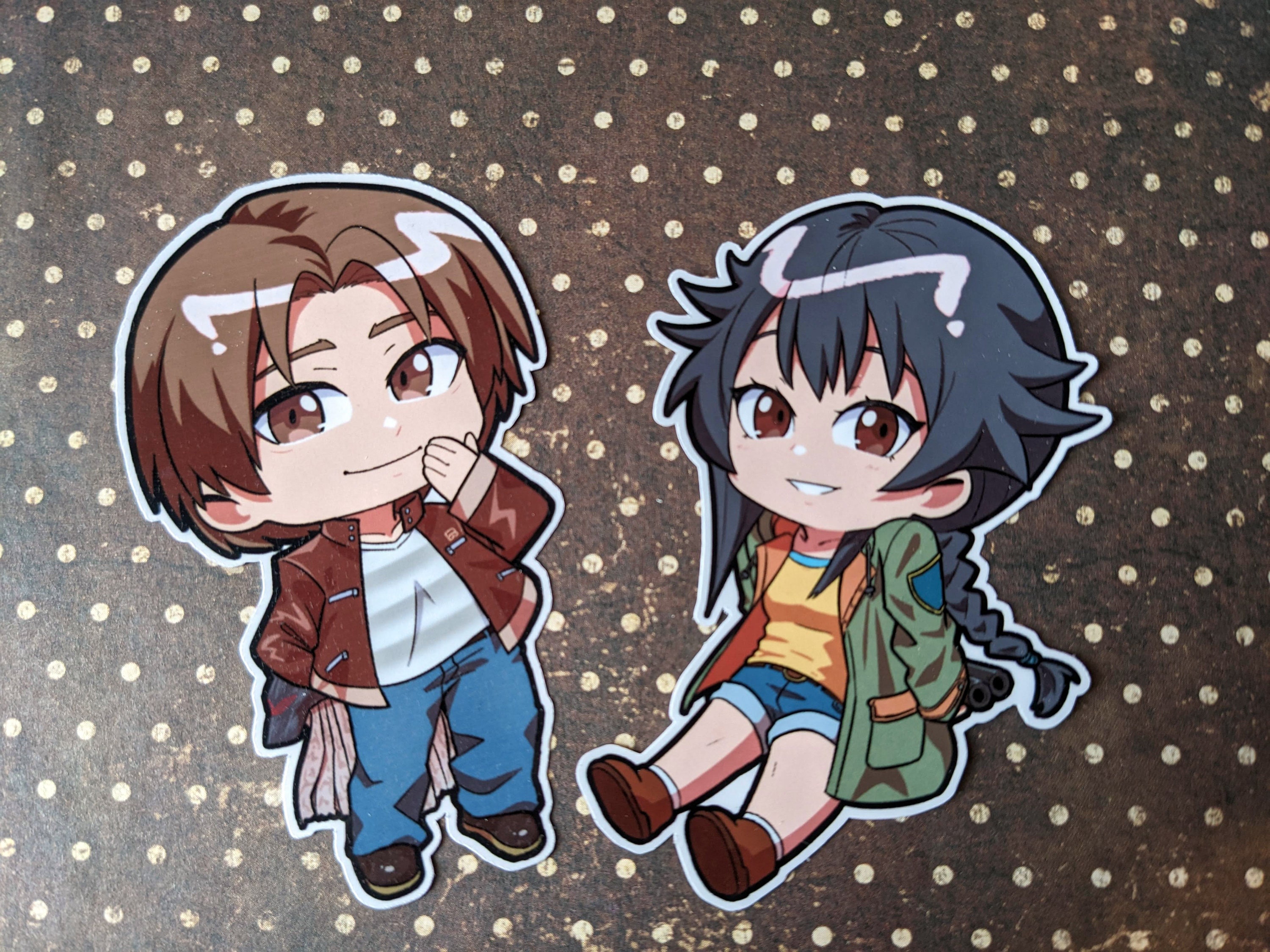 Raging Loop Chiemi Serizawa and Haruaki Fusaishi Chibi Stickers - Etsy