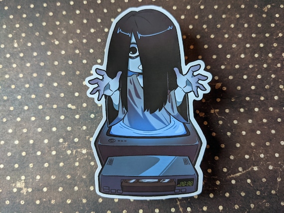 Chibi Sadako the Ring Sticker | Etsy