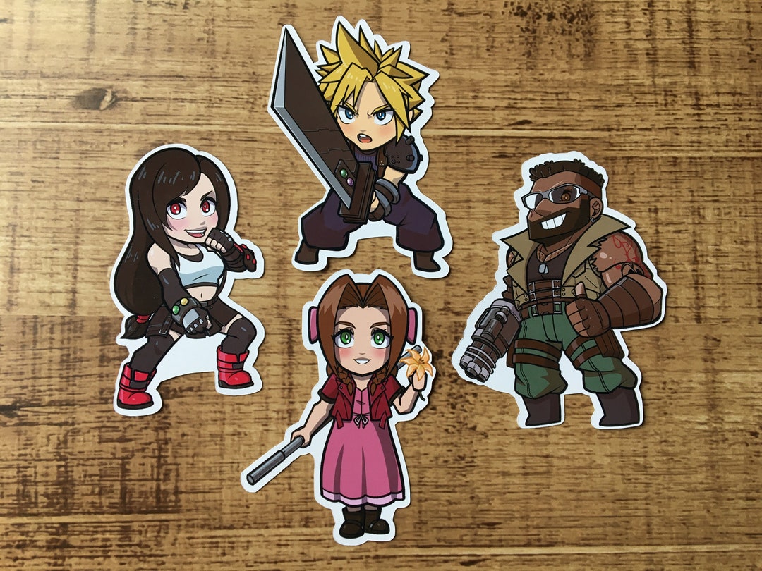 Final Fantasy VII Remake Chibi Stickers - Etsy