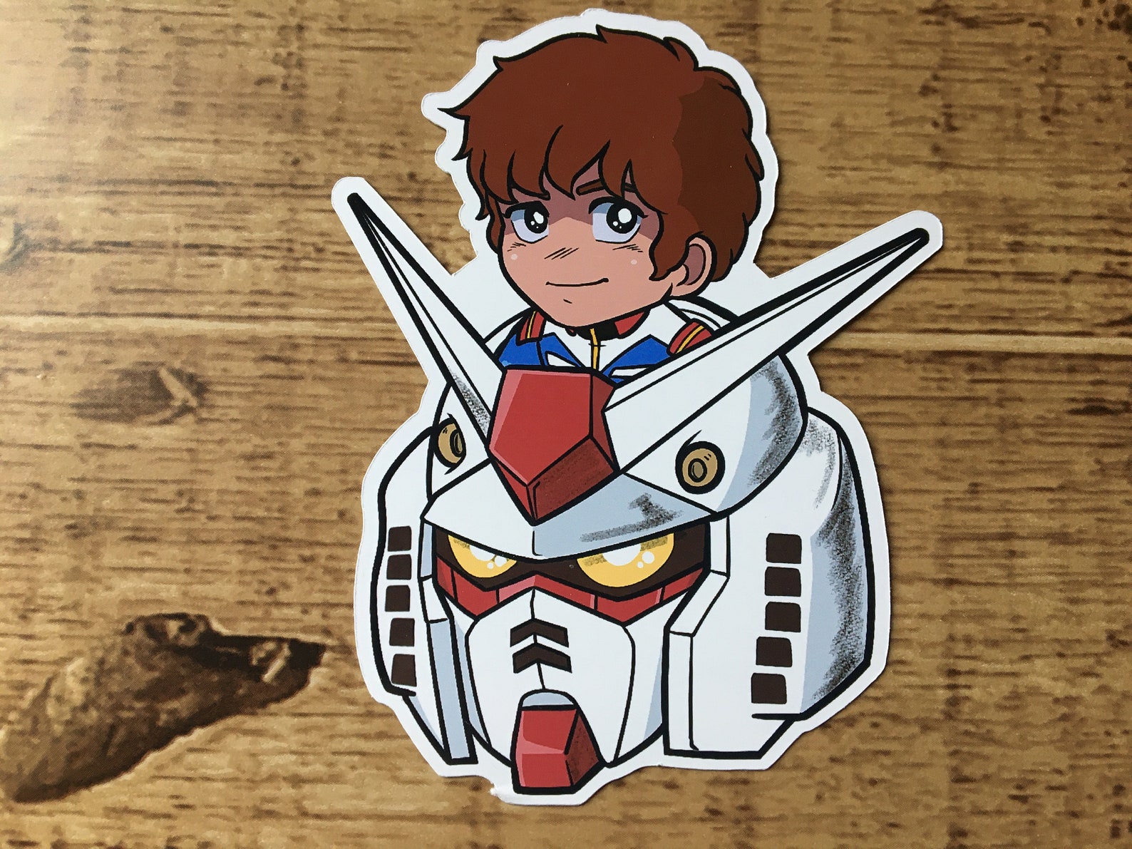 Gundam 0079 Amuro Ray Char Aznable Chibi Stickers - Etsy