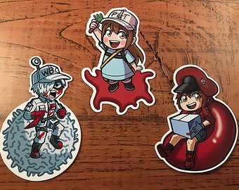 Cells at Work Stickers - Etsy