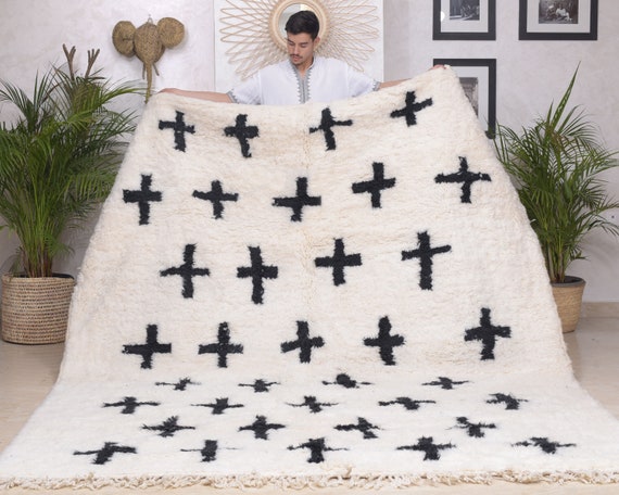 Beni Rug Swiss Cross Rug Christian Cross Rugcontemporary | Etsy
