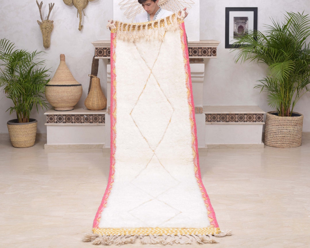 Berber Runner, Moroccan Runner Rug, Beni Runner, Beni Ourain Runner ...