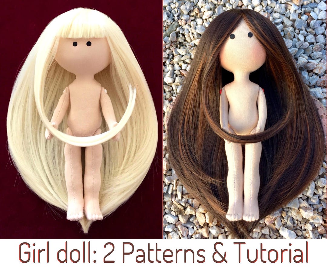 Two Doll Patterns + Tutorial! Craft Charming Textile Dolls With All ...
