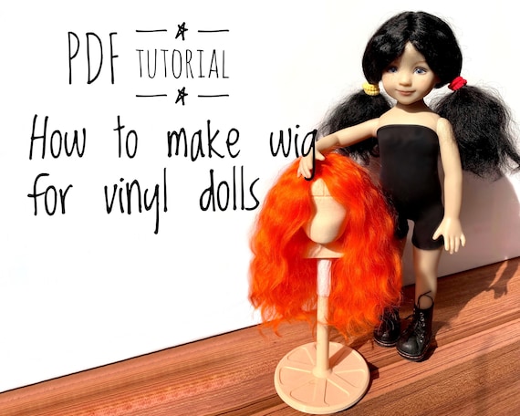 Tutorial How to Make Doll Wig for Vinyl Dolls Such as Dianna - Etsy UK