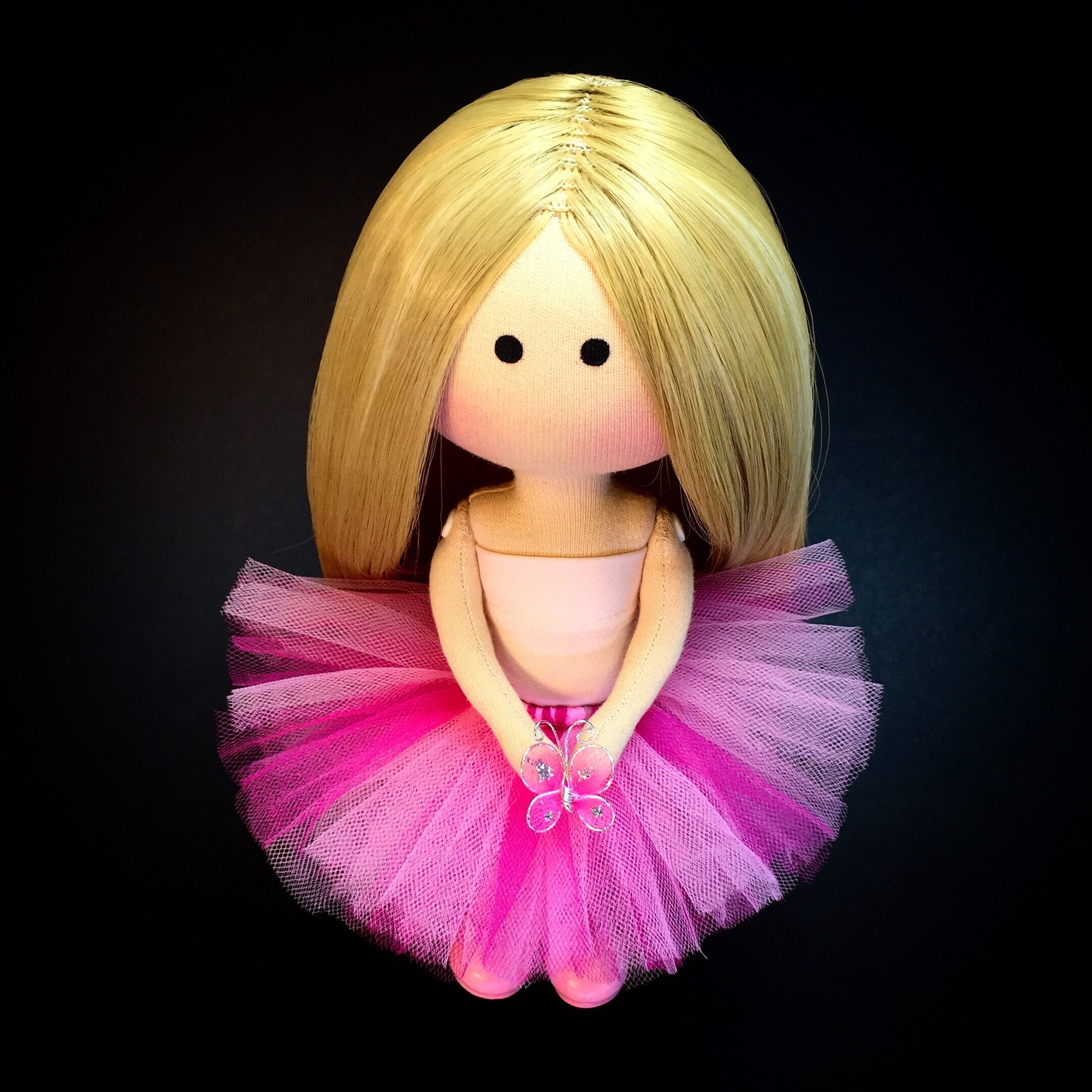 Ballerina Doll Gift for Dancing Girl Pink Ballet Tutu Skirt Dance ...