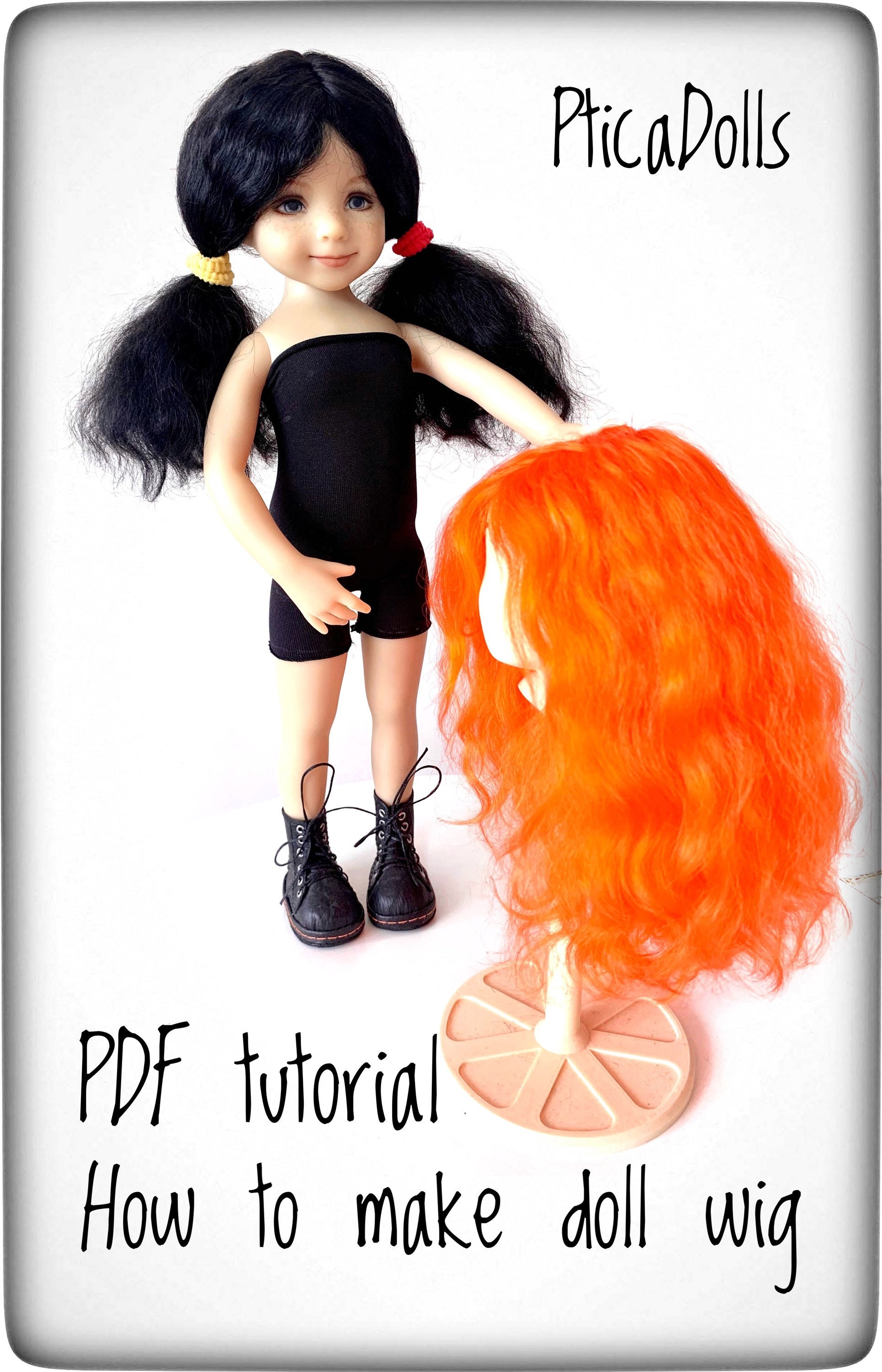 Tutorial How to Make Doll Wig for Vinyl Dolls Such as Dianna - Etsy