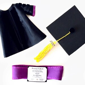 Graduation Portrait Doll in Gown and Cap With Tassel High School ...