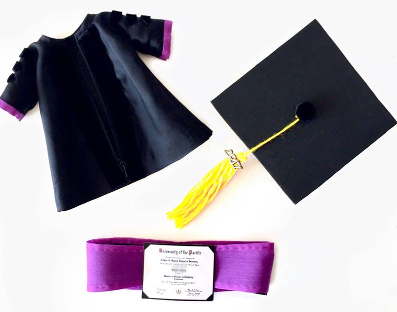 Graduation Portrait Doll in Gown and Cap With Tassel High - Etsy