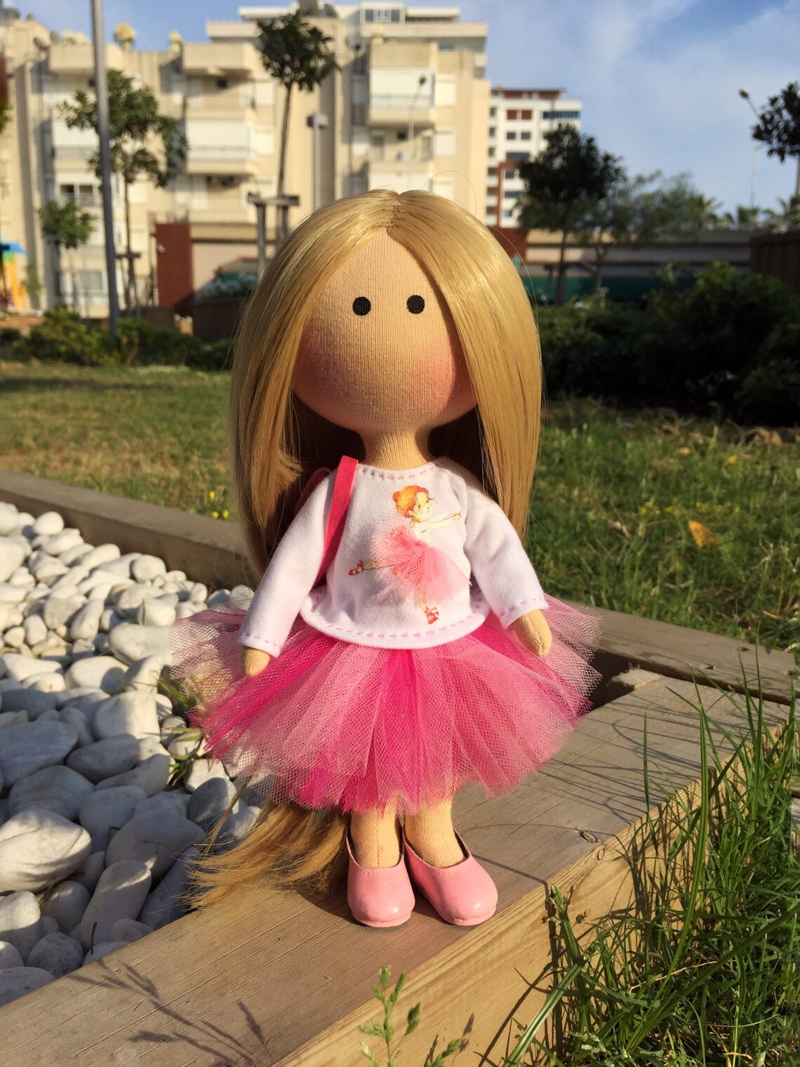 Ballerina Doll Gift for Dancing Girl Pink Ballet Tutu Skirt Dance ...