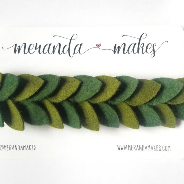 Leaf Headband - Etsy